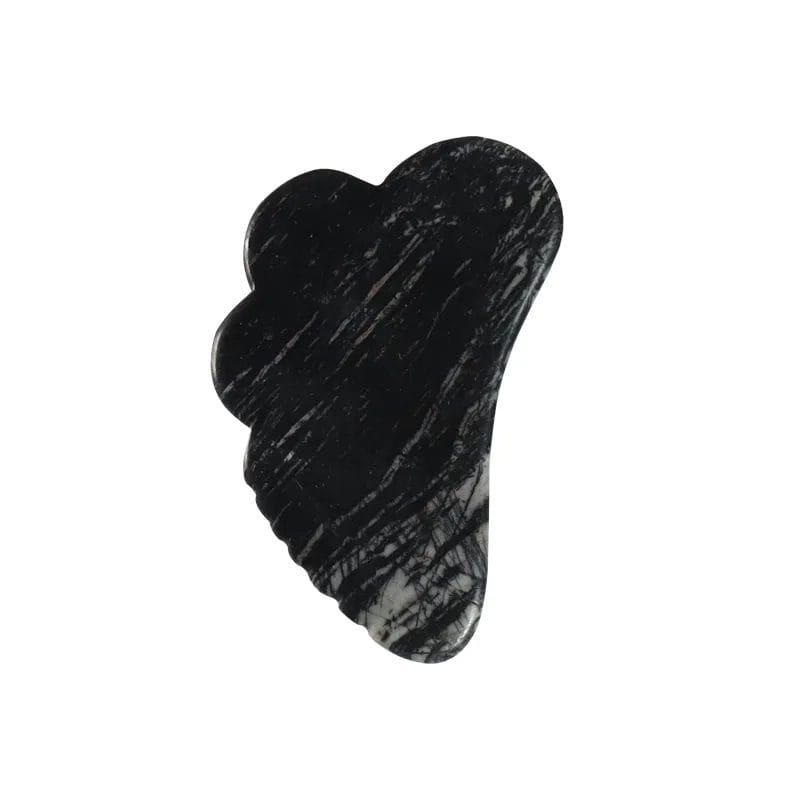 Wholesale Black Network Stone Gua Sha Manufacturer