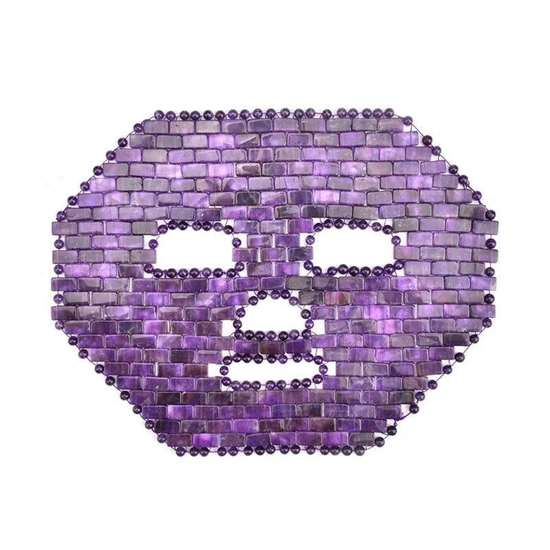 Wholesale Amethyst Purple Jade Facial Mask Manufacturer